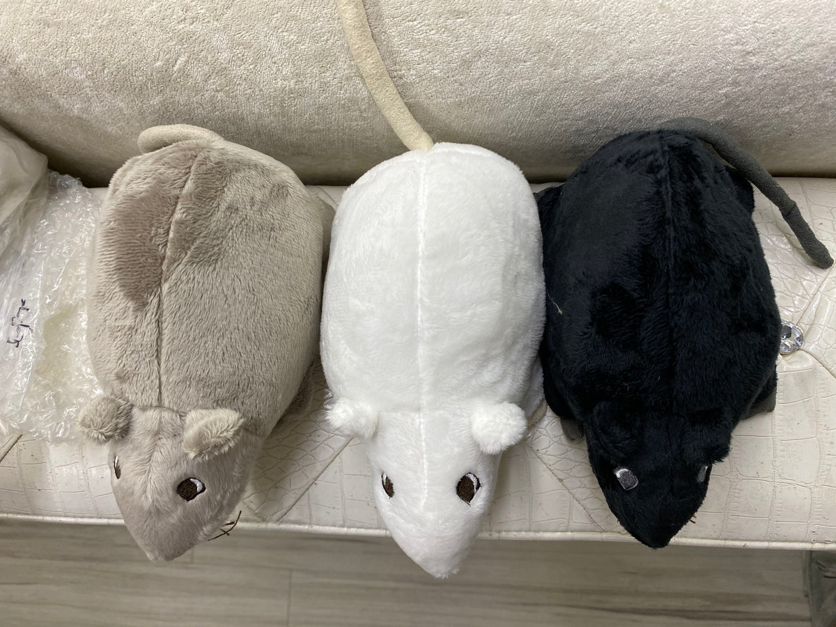 Soft Toy Rats for hugging and accompany chins – Minnie's Chinchillas